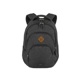 Travelite Schulrucksack, grau|schwarz