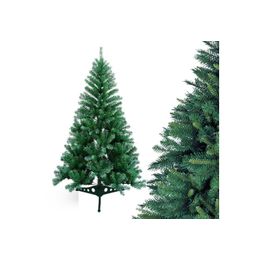 Clanmacy Künstlicher Weihnachtsbaum Weihnachtsbaum Beflockung künstlicher PVC Tannenbaum Christbaum 120-210cm