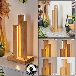 hofstein Tejedor Tischleuchte LED Chrom, Naturfarben, 1-flammig