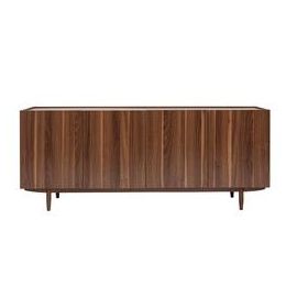 Miliboo Vintage-Sideboard mit vier Türen aus dunklem Holz B180 cm SANAA