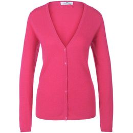 Strickjacke aus 100% Premium-Kaschmir Modell Cora Peter Hahn Cashmere pink