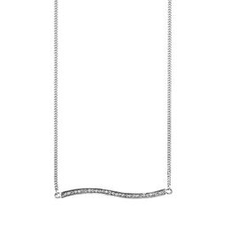 CAI Halskette 925/- Sterling Silber Topas 42+3cm Glänzend 0,116ct