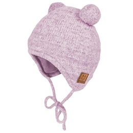 MaxiMo - Winter-Mütze BABY COSY zum Binden in softlavendel, Gr.37