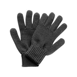 MaxiMo - Woll-Fingerhandschuhe WILL in carbon melange, Gr.110/116