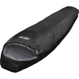 EXPLORER Mumienschlafsack Light 600, schwarz