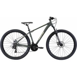 Mountainbike Bikestar Fahrräder Gr. 43 cm, 29 Zoll (73,66 cm), grün Hardtail