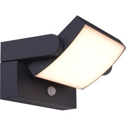 Näve LED Außen-Wandleuchte NÄVE "Motus" Lampen Gr. 1 flammig, Höhe: 18,0 cm, schwarz LED Außenwandleuchten
