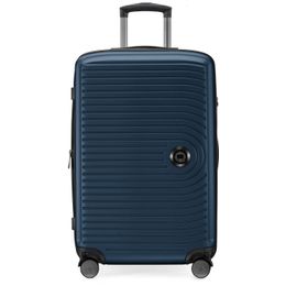 Hartschalen-Trolley Hauptstadtkoffer "Mitte, dunkelblau, 68 cm" Gr. B/H/T: 45 cm x 68 cm x 25 cm 67 l, blau (dunkelblau) Koffer Hartschalenkoffer