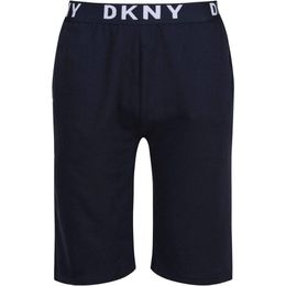 DKNY Loungehose mit Logo-Bund, blau