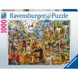 Ravensburger Puzzle Chaos in der Galerie, 1000 Puzzleteile, Made in Germany, FSC® - schützt Wald - weltweit, bunt