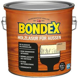 BONDEX Holzschutzlasur HOLZLASUR FÜR AUSSEN, Wetterschutz Holzverkleidung, atmungsaktiv, in versch. Farbtönen, weiß