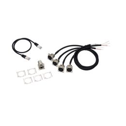 MA Lighting Adapterkabel-Set für grandMA3 4Port Node DIN-Rail, DMX über XLR 5-pol.