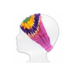 Kunst und Magie Stirnband Batik elastisches Stirnband Kopfband Goa Yoga Kopftuch
