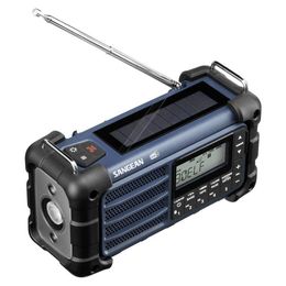 Sangean DAB+ Ocean Blue DAB+/FM-RDS/Bluetooth Dig.Tuning Radio (Solarpanel