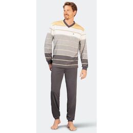Hajo Schlafanzug Herren Pyjama Klima Komfort (2 tlg) Bügelfrei Atmungsaktiv