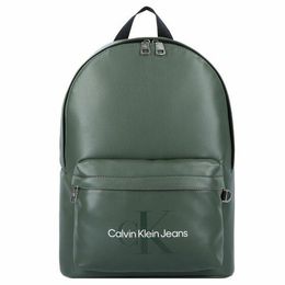 Calvin Klein Jeans Monogram Soft Rucksack 40 cm Laptopfach thyme
