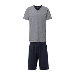 Tom Tailor Pyjama Herren Gr&ouml;&szlig;e XL nachtblau / dunkelgrau