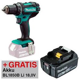 AKTION: Makita DDF482Z Akku-Bohrschrauber 18,0 V, ohne Akku + GRATIS Akku-BL1850B Li 18,0V 5Ah