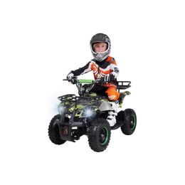 Actionbikes Motors Elektro-Kinderquad Torino, 1000 Watt, Pocket-Quad mit Scheibenbremsen, 24 km/h, 3 x 12-Volt-Batterie (Gr&uuml;n Polo)