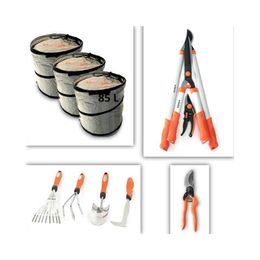 Gartenpflege-Set - Das Rundum-Sorglos-Set mit 11 Gartenwerkzeugen bzw. -zubehör - Fuxtec