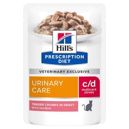 Hill's Hill's Prescription Diet c/d MC Stress mit Lachs 12x85g
