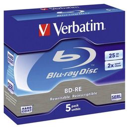 Verbatim Blu-ray-Rohling BLU-RAY BD-RE 25 GB 2x 5er Jewelcase