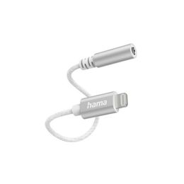 Hama Aux-Adapter Lightning – 3,5-mm-Klinke-Buchse, Weiß Audio-Adapter Lightning zu 3,5-mm-Klinke, weiß