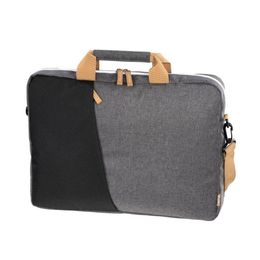 Hama Laptoptasche Laptop-Tasche "Florenz", bis 44 cm (17,3), Notebook Tasche, grau|schwarz