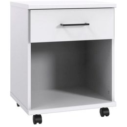 wimex Rollcontainer Home Desk, mit 1 Schublade, 46cm breit, 58cm hoch, weiß