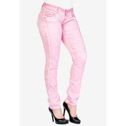Cipo & Baxx Cipo & Baxx Slim-fit-Jeans mit Slim Fit-Schnitt, rosa