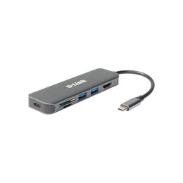 DLink D-Link USB-Verteiler DUB-2327 6-in-1 USB-C Hub