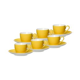 Ritzenhoff & Breker Ritzenhoff & Breker Espressotassen und -untertassen Doppio 80 ml 6er Set