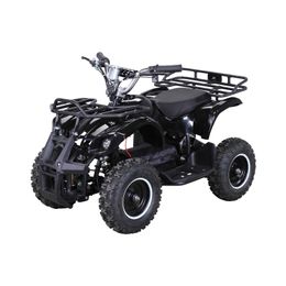 Actionbikes Motors Elektro-Kinderquad Torino, 1000 Watt, Pocket-Quad mit Scheibenbremsen, 25 km/h, 3 x 12-Volt-Batterie (Schwarz)