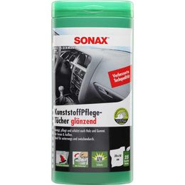 Sonax 412100 KunststoffPflegeTücher glänzend Box 25 Stück