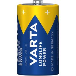 Varta LR20/D Longlife Power 1,5-V-Alkalibatterien