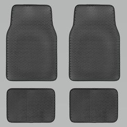 Norauto Universal EVA-Gummi-Fußmatten im 4-teiligem Set, schwarz