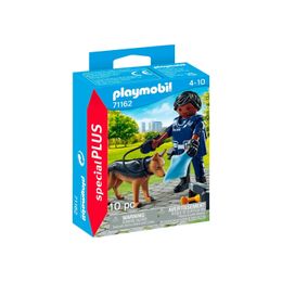 Playmobil® Konstruktionsspielsteine specialPLUS Polizist mit Spürhund