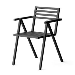 40Nine NINE - 19 Outdoors Stacking Armchair, schwarz