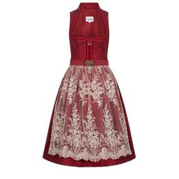 Nübler Nübler Trachtenkleid Dirndl midi Milena in Rot von Nübler