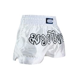 BAY-Sports Sporthose Muay Thai Kick Hose Shorts Thaiboxhose Thaiboxen MMA kurz Kickboxen (kurze Hose