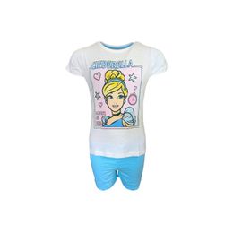 Disney Princess Schlafanzug Cinderella (2 tlg) Mädchen Pyjama kurzarm