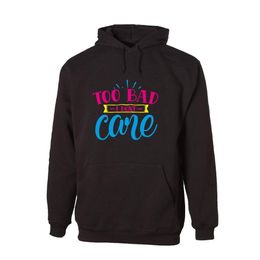 G-graphics Hoodie Too Bad – I don´t care mit trendigem Frontprint