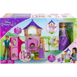 Barbie HLW30 Disney Prinzessin Rapunzel's Turm Spielset Mehrfarbig