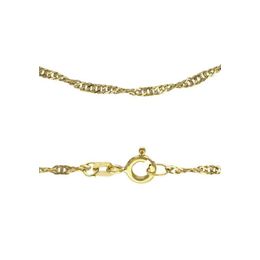 Firetti Collierkettchen Schmuck Geschenk Gold 333 Halsschmuck Halskette Goldkette Singapur, Made in Germany, gelb|goldfarben
