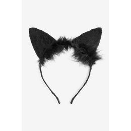 next Haarreif Halloween Stirnband mit Federn und Häschenohren