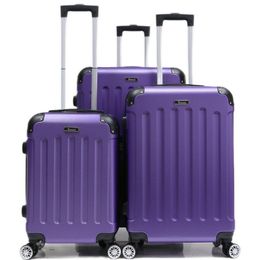 KESSMANN Kofferset Hartschale Kofferset 3 Teilig Gepäck Reisekoffer klein mittel groß