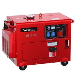 Walter Stahl Stromerzeuger DIESEL Elektrostart KW9500D Stromerzeuger Generator Walter Stahl