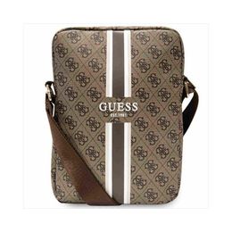 Guess Tablet-Hülle Guess Universell bis 10" Tablet Tasche 4G Stripes Tablet Bag Braun
