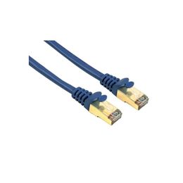 Hama 0,25m Cat5e GOLD Patch-Kabel Netzwerk-Kabel LAN-Kabel