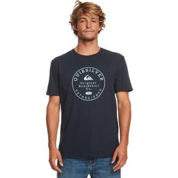 Quiksilver T-Shirt »Circle Trim« Navy Blazer XXL XXL Stoff: Baumwoll-Jersey-Stoff [160 g/m2]